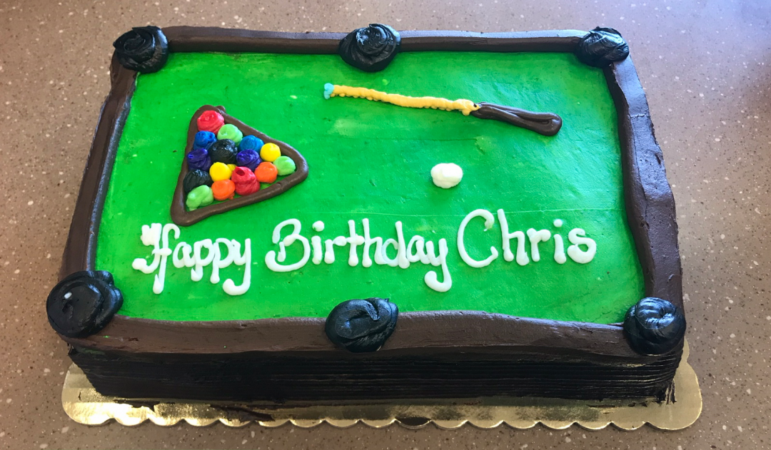 Pool Table Cake | Piazza's Bakery