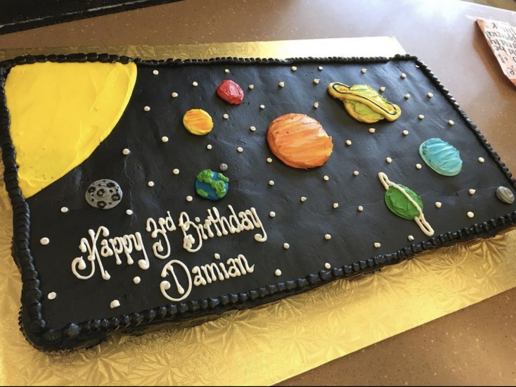 Outer Space Cake | Piazza's Bakery