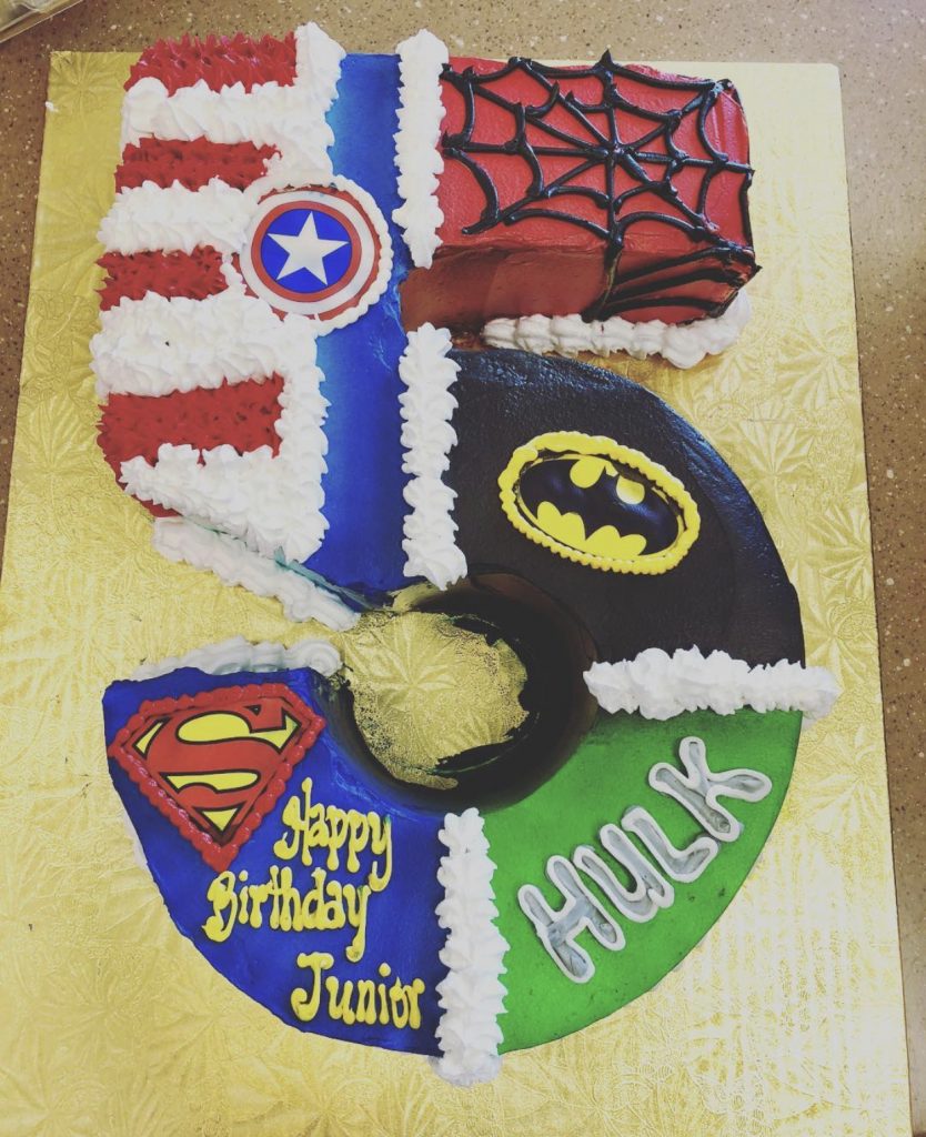 Marvel Number Cake | Piazza's Bakery