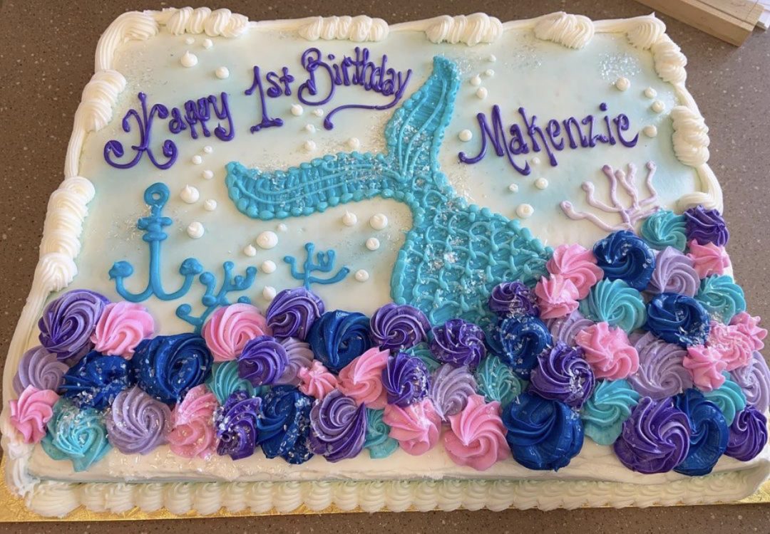 Mermaid Tail Cake | Piazza's Bakery