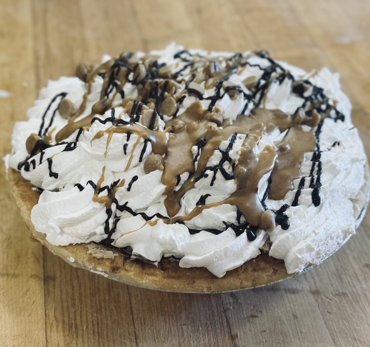 Chocolate Peanut Butter Cream Pie | Piazza's Bakery
